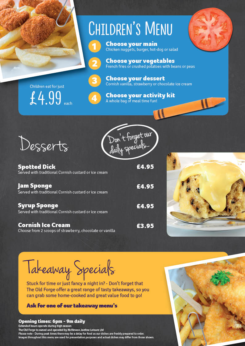 Old Forge | Bar | Kenegie Manor Holiday Park | Cornwall