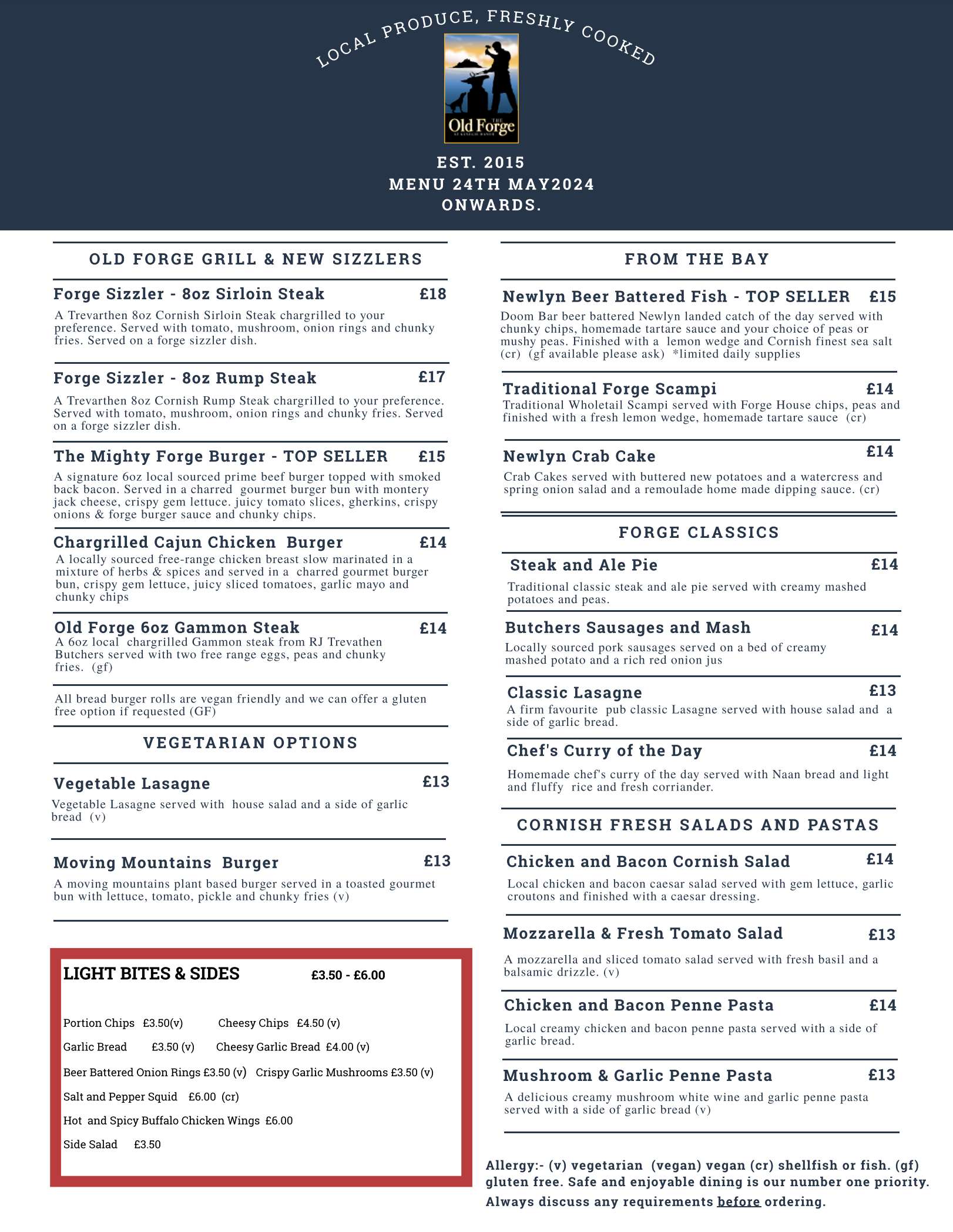 Old Forge | Bar | Kenegie Manor Holiday Park | Cornwall